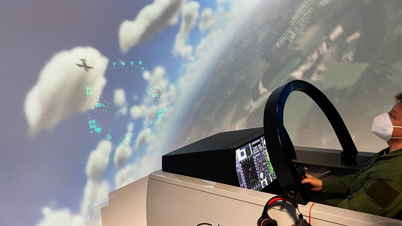 What does tactical simulation training for pilots of the Tactical Air ...