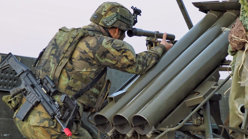 The MV-3 mine thrower and unique ammunition provides a unique ability ...