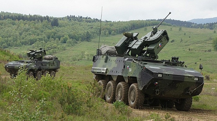 Modernisation of wheeled IFVs Pandur II 8x8 CZ: 30 or 35 mm calibre ...
