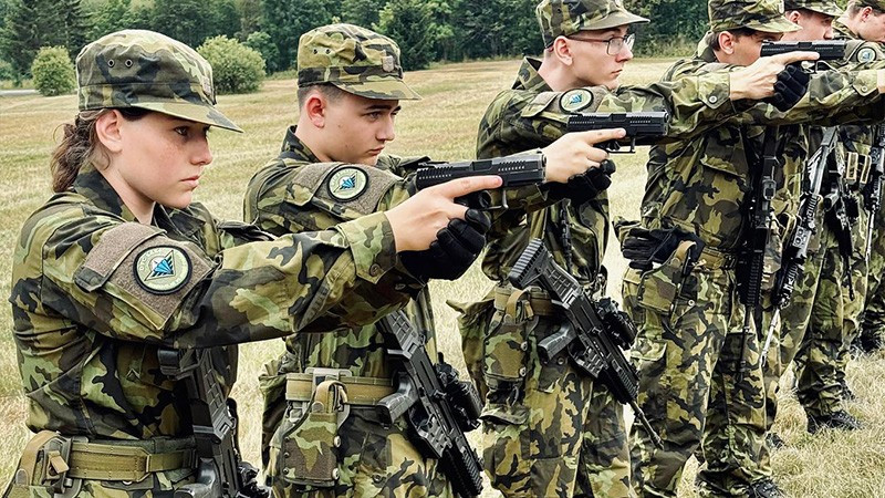 Voluntary military exercise for high school students have been running ...