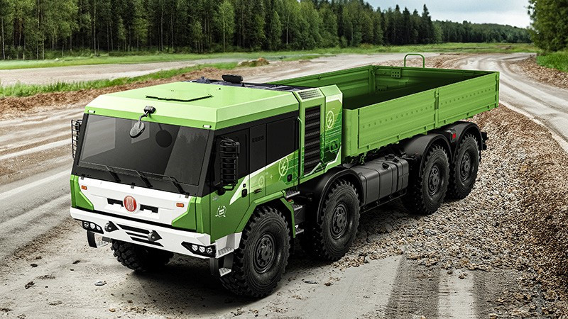 The new Tatra Force e-Drive Hybrid will be used in the civilian sector ...