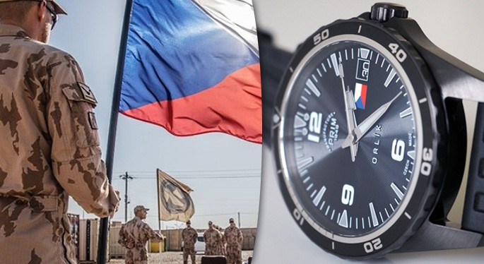 A unique PRIM watch to be auctioned to raise money for Czech soldiers ...