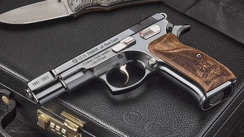 CZ 75 TOBRUK limited edition pistols | CZDEFENCE - czech army and ...